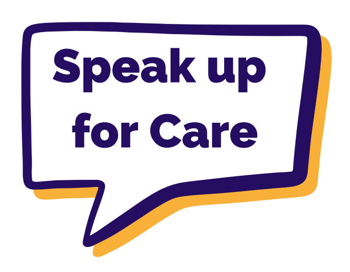 Speak up for care logo | BCOP